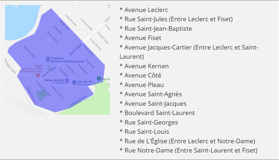Travaux publics - Ville de Donnacona